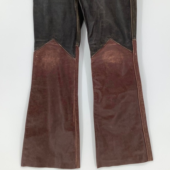 Re/Done | Pants & Jumpsuits | New Redone Size 27 2 Tone Leather Pants ...